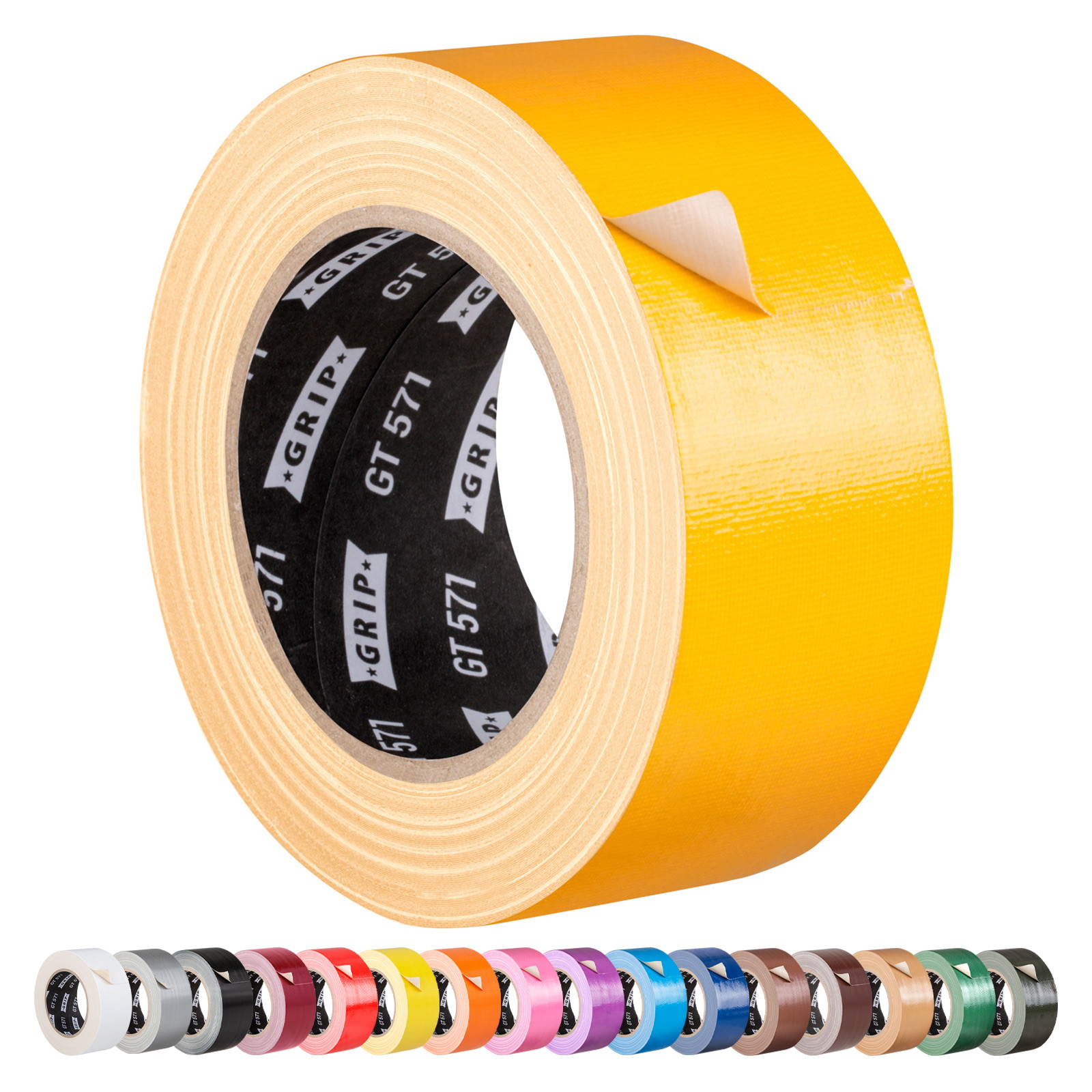 Gewebeband gelb kaufen | Profi-Tape in 16 Farben